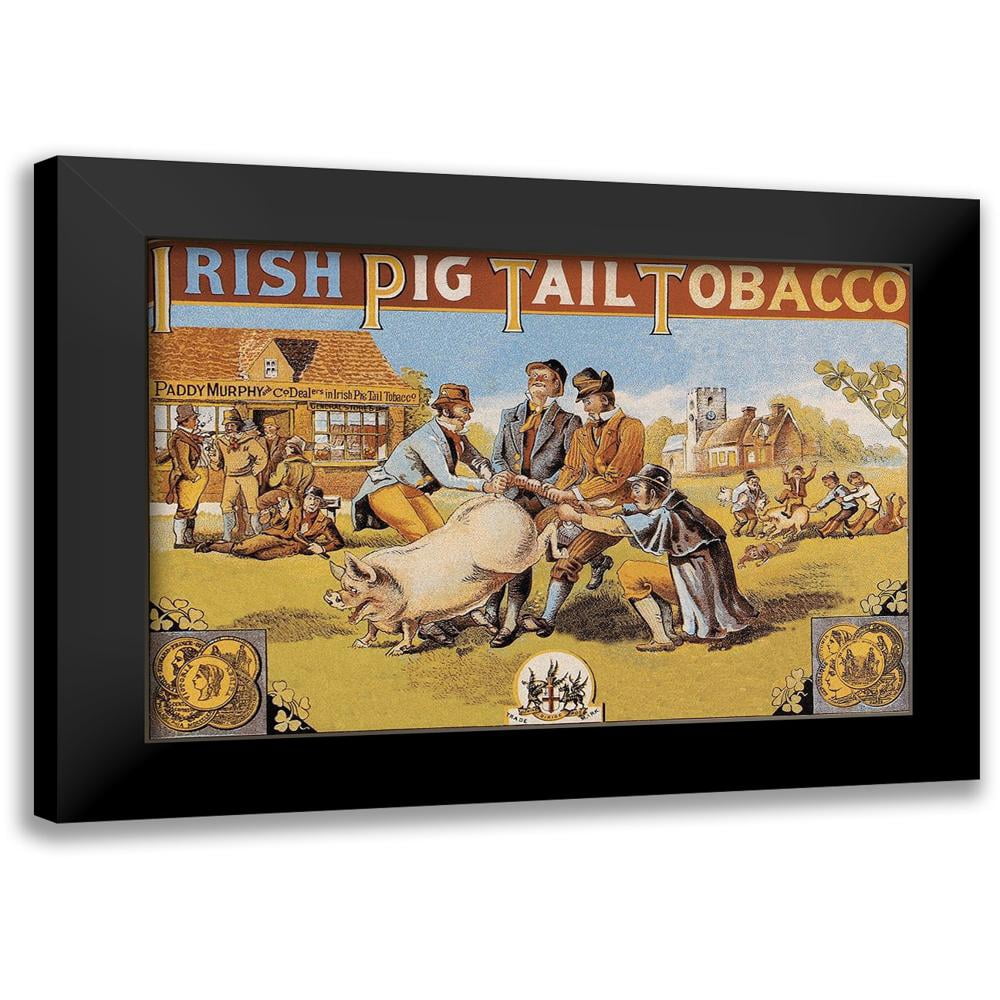 Advertisement 18x13 Black Modern Framed Museum Art Print Titled - Pigs ...