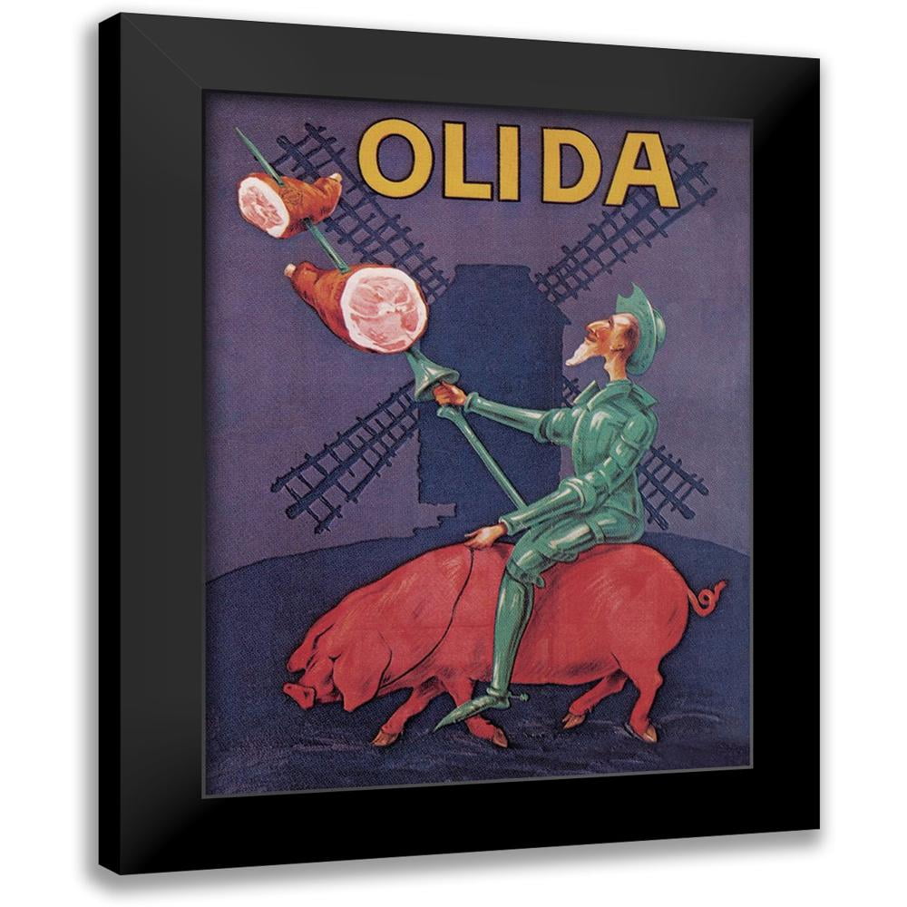 Advertisement 19x24 Black Modern Framed Museum Art Print Titled - Pigs ...