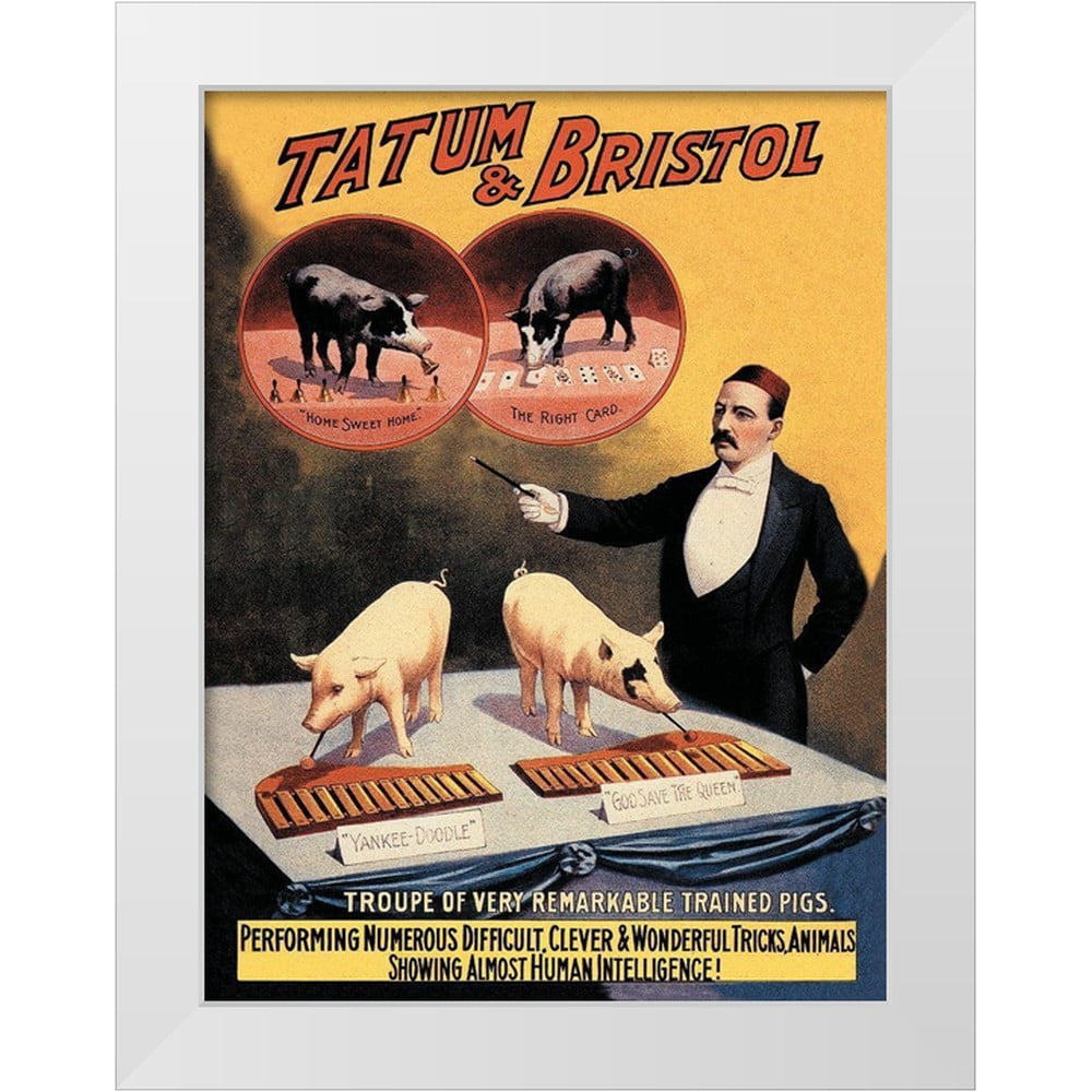 Advertisement 25x32 White Modern Wood Framed Museum Art Print Titled ...