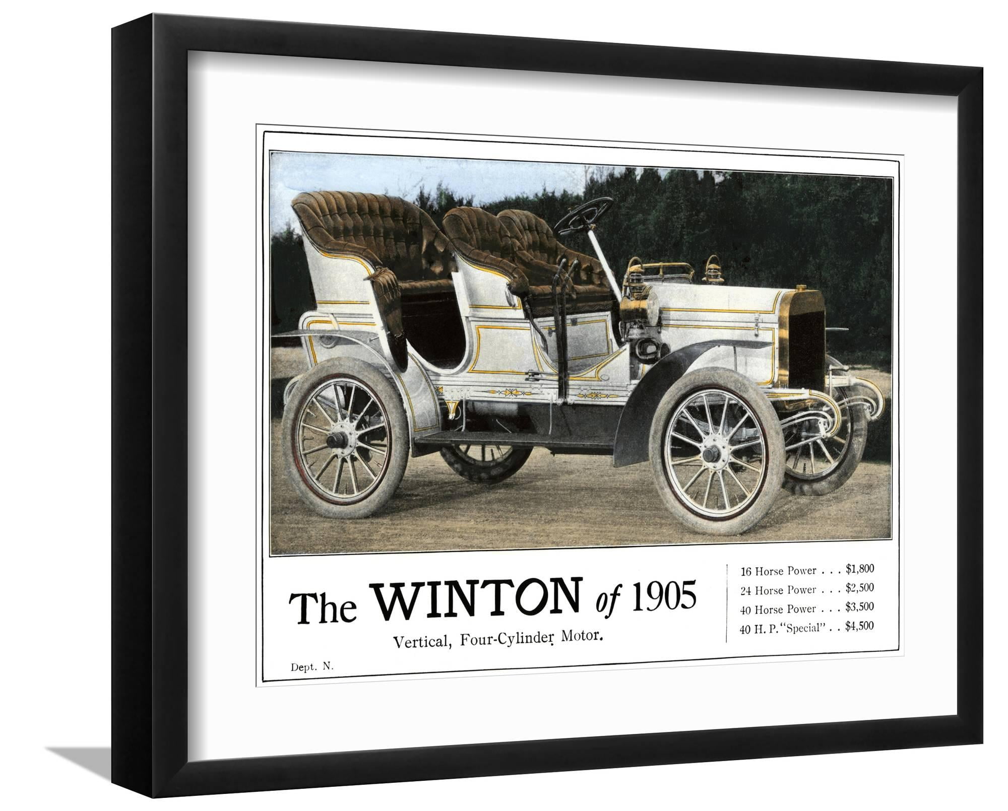 Art.com Advertisement for the Winton Automobile, 4-Cylinder Model, with ...