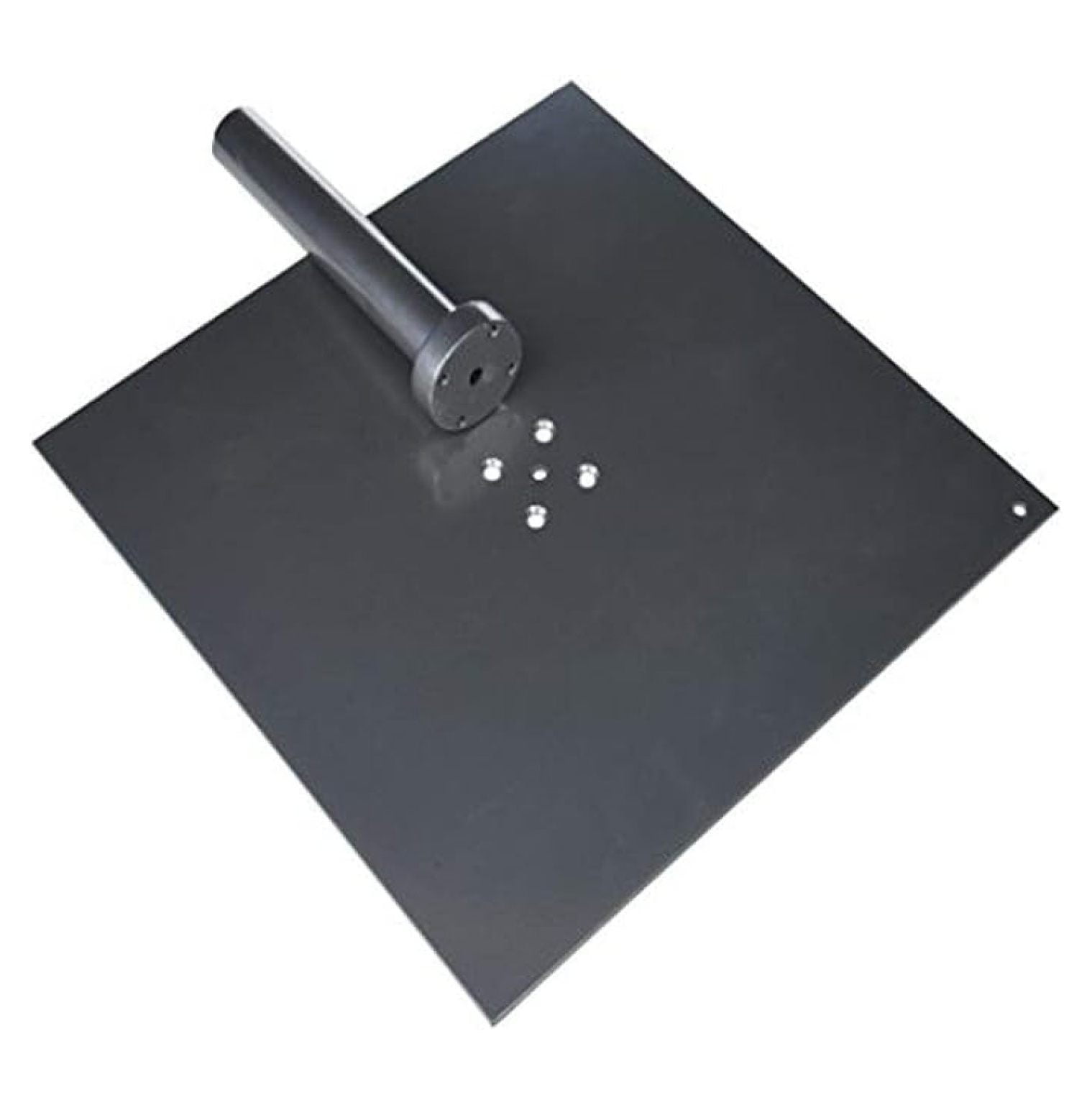 Advertising Pole Base - Flat Steel Base 14x14in for Super Poles ...