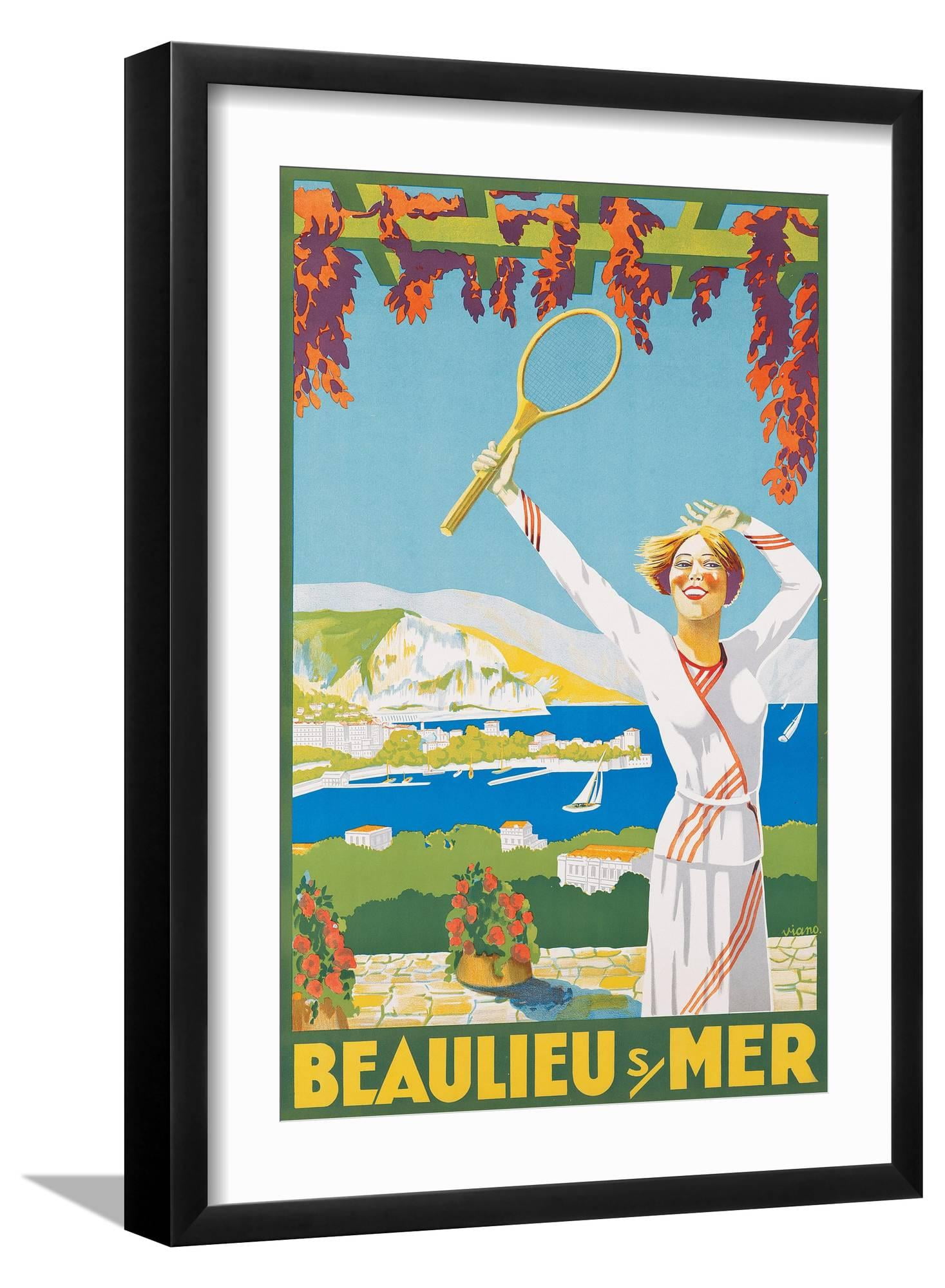 Art.com Advertising Poster for Beaulieu-Sur-Mer, 1925 Giclee Print by ...
