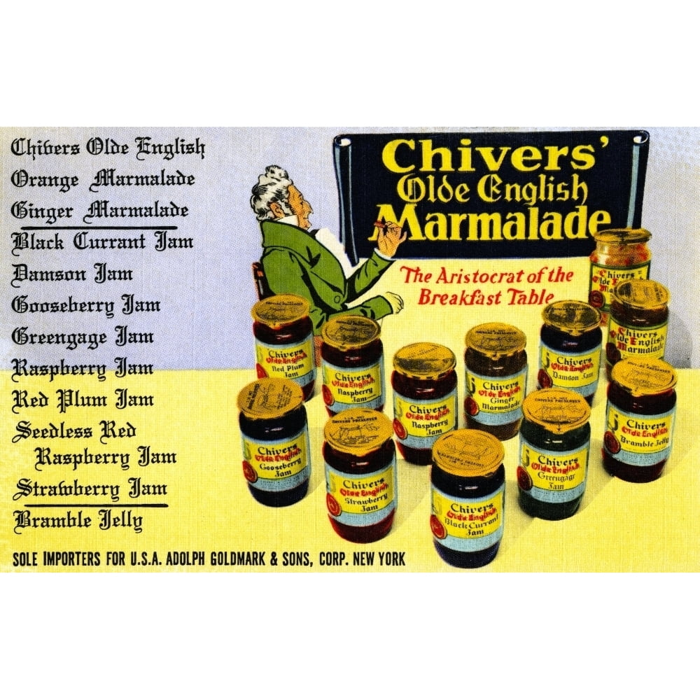 Chivers' Old English Marmalade Poster Print by Curt Teich & Company ...