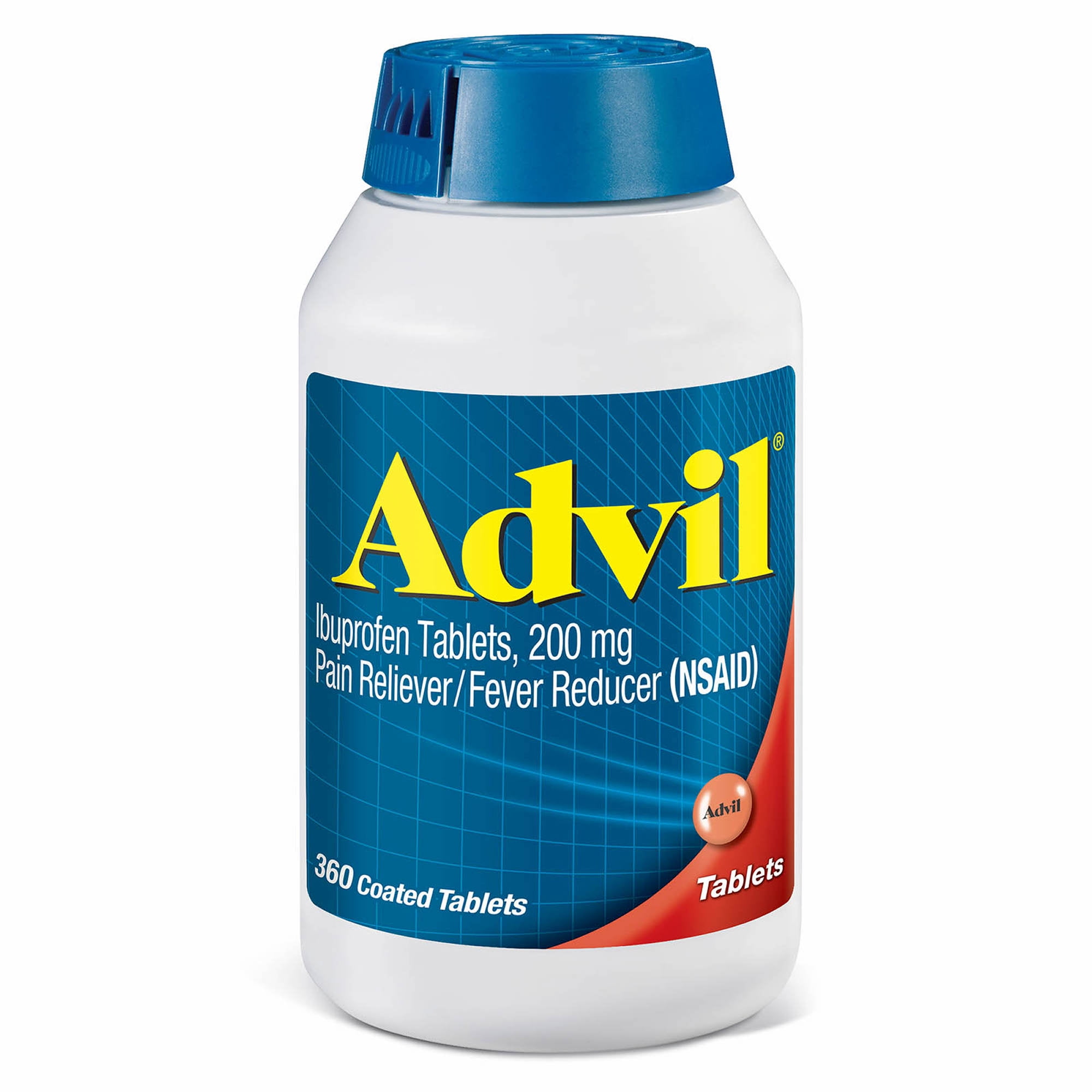 Advil Brand 200mg Ibuprofen Tablets, Value Size 360 ct. - Walmart.com