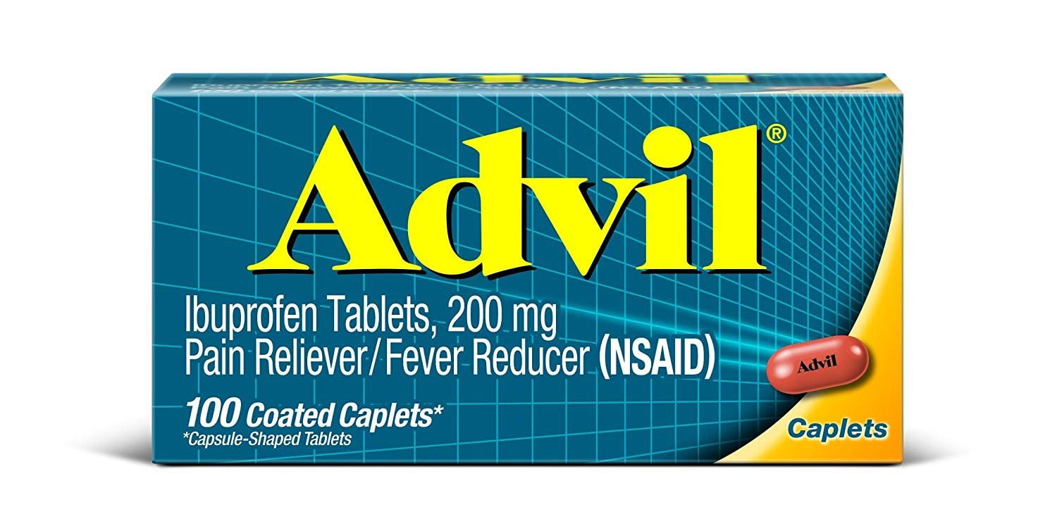 Advil Caplets 100ct +25 HSA/FSA Eligible - Walmart.com