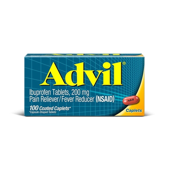 Advil Caplets 100ct +25 HSA/FSA Eligible - Walmart.com