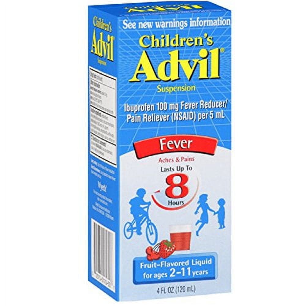 Advil Children'S Suspension Fruit- 4 Oz - Walmart.com