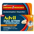 Advil Dual Action Pain Relievers for Back Pain Relief Tablet, 250Mg ...