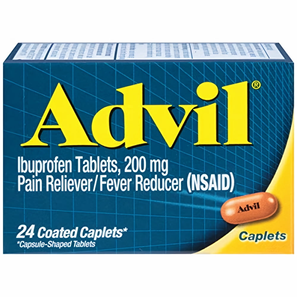 Advil Fast and Effective Pain Relief Caplets (Pack of 18) - Walmart.com