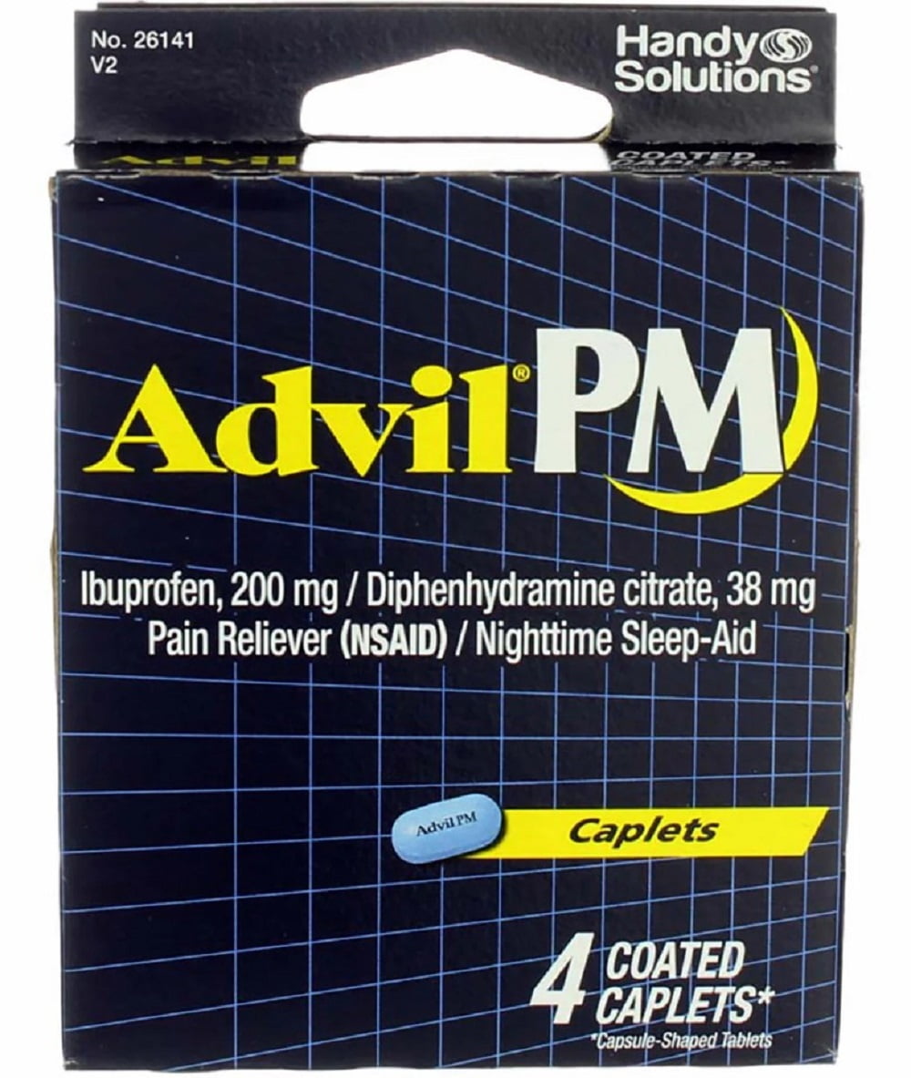 Advil PM Caplets (Pack of 24) - Walmart.com