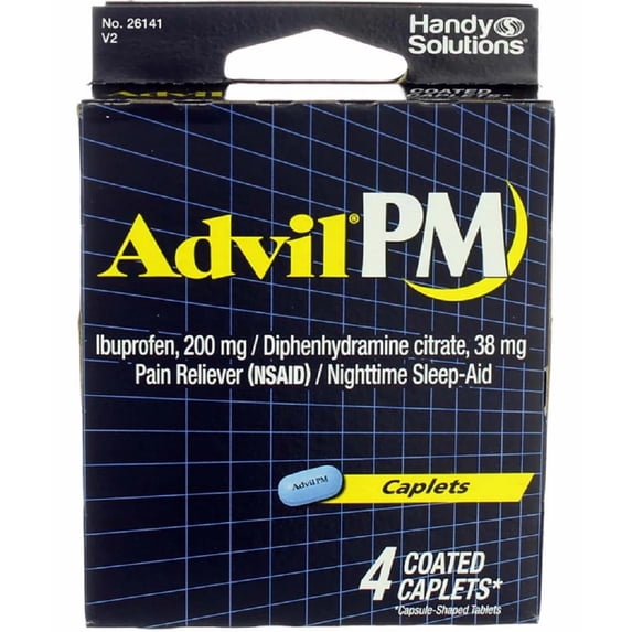 Advil PM Caplets (Pack of 8) - Walmart.com