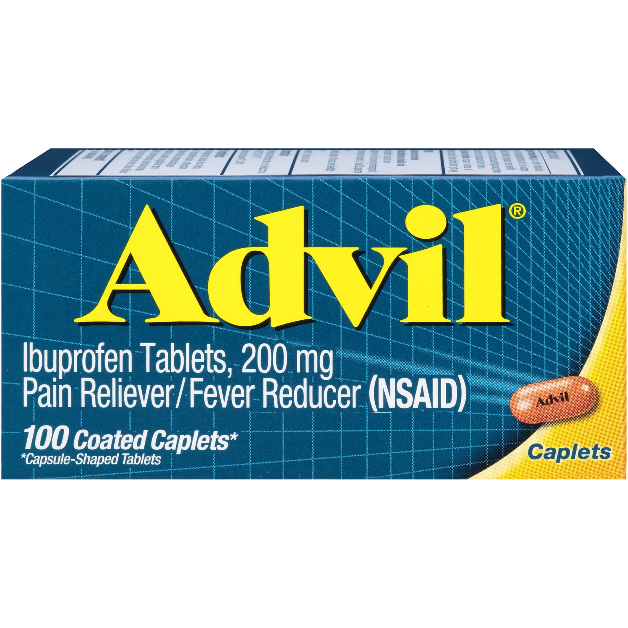 Advil Fast Relief for Back & Headache, Pain Relievers and Fever Reducer ...