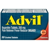 Advil Pain Relievers and Fever Reducer Coated Tablets, 200 Mg Ibuprofen ...
