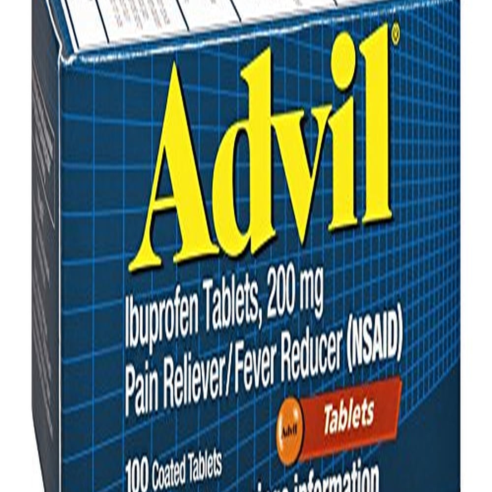 Advil Tabs 100s Size 100s Advil Pain Relief Tablets - Walmart.com
