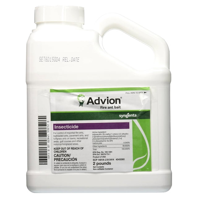 Syngenta Advion Fire Ant Bait - 2lb Jar Indoxycarb Insecticide for ...