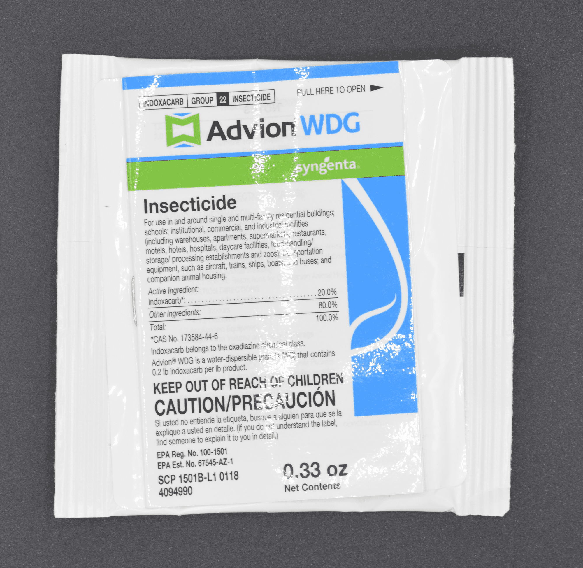 Advion WDG Indoor Insecticide Granule, 0.33 oz, Indoxacarb, Termite ...