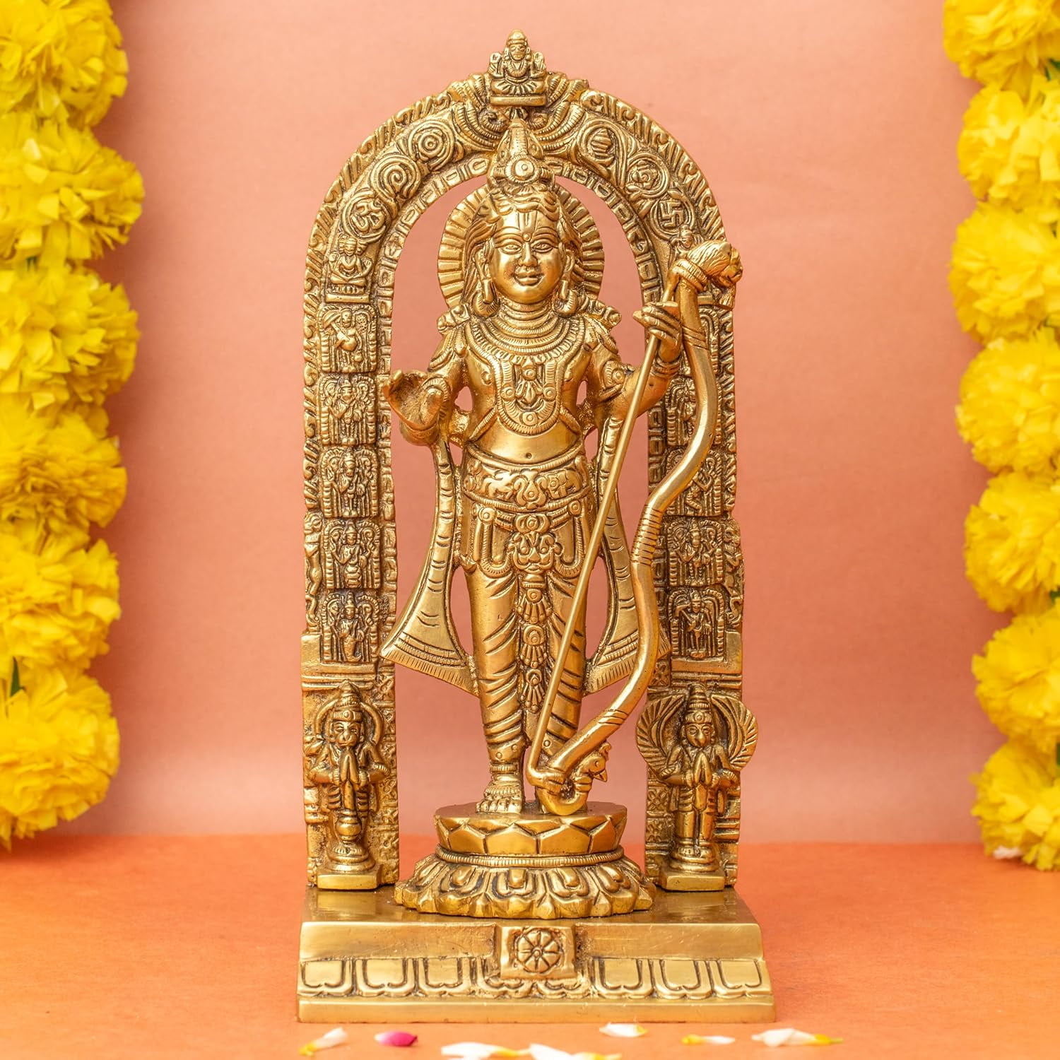 The Advitya Brass Ram Lalla Idol Ayodhya Mandir Shree Rama Murti Ram Lala Murti Statue for Pooja ...