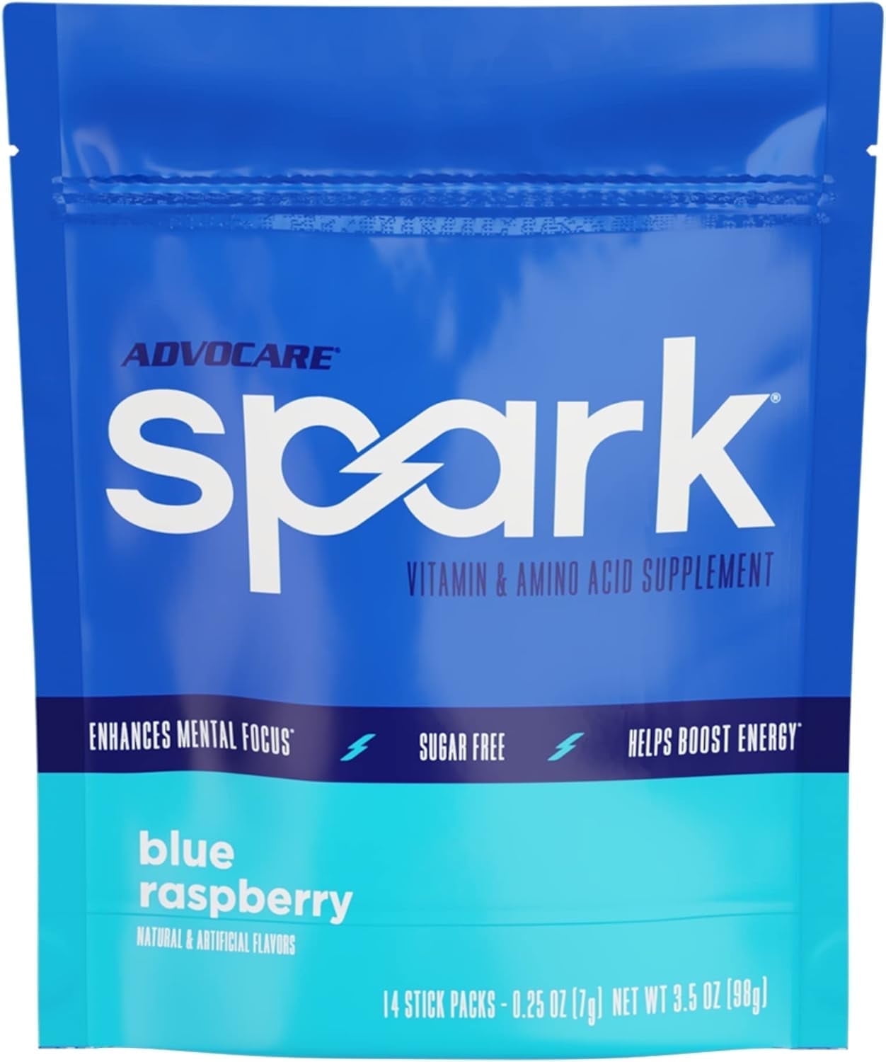 AdvoCare Spark Energy Drink Mix – Blue Raspberry Amino Acid and Vitamin ...