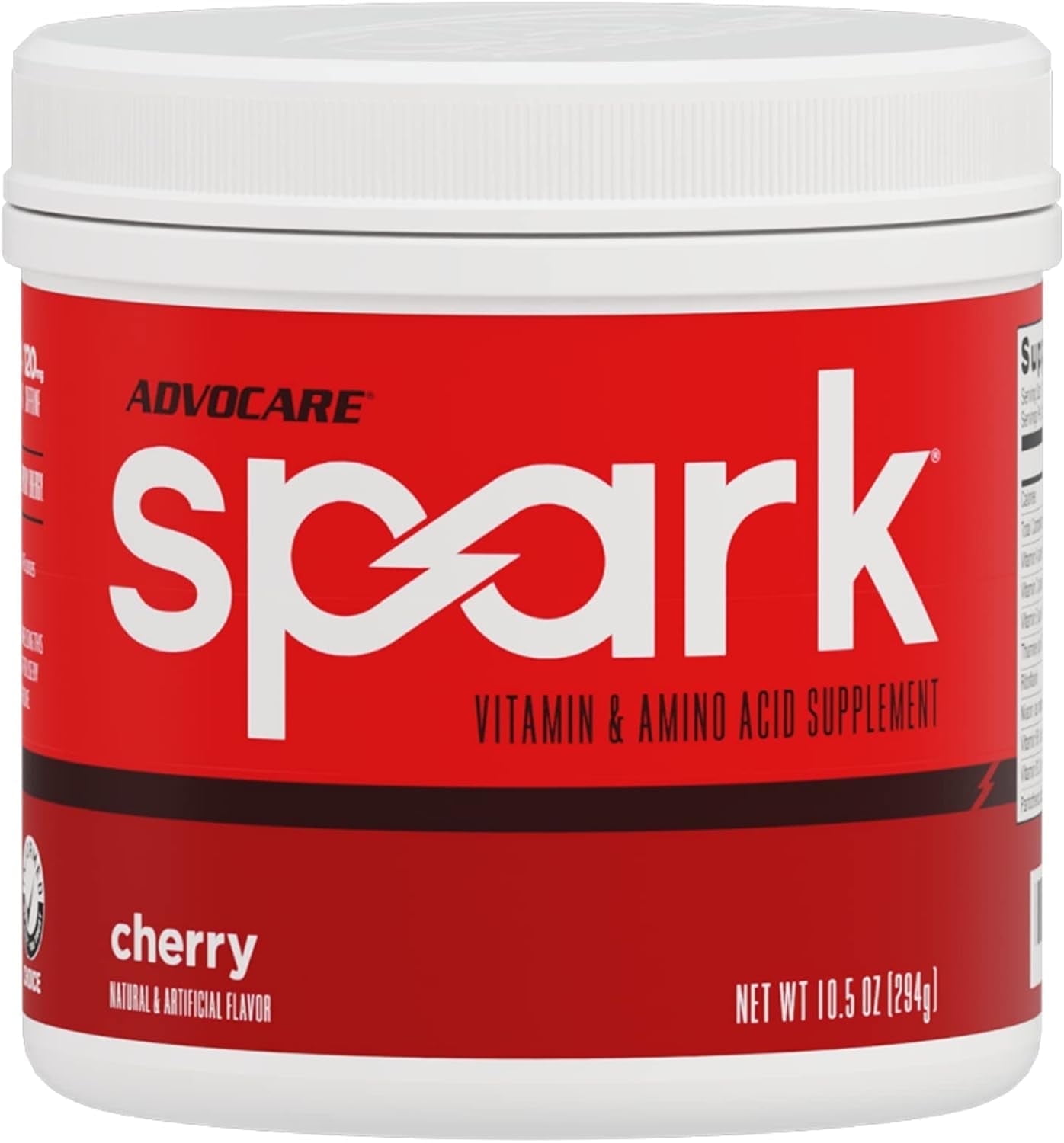 AdvoCare Spark Canister Cherry Vitamin & Amino Acid Supplement - Focus ...