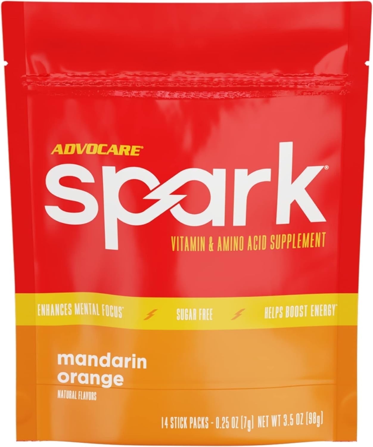 AdvoCare Spark Energy Drink Mix, Vitamin and Amino Acid Powder ...