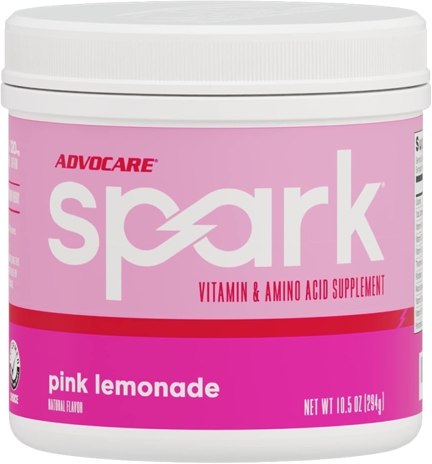 AdvoCare Spark Energy Drink Powder, Pink Lemonade Flavor, Amino Acid ...