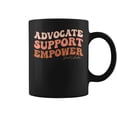 Advocate Support Empower Groovy Social Worker Graduation Coffee Mugs ...