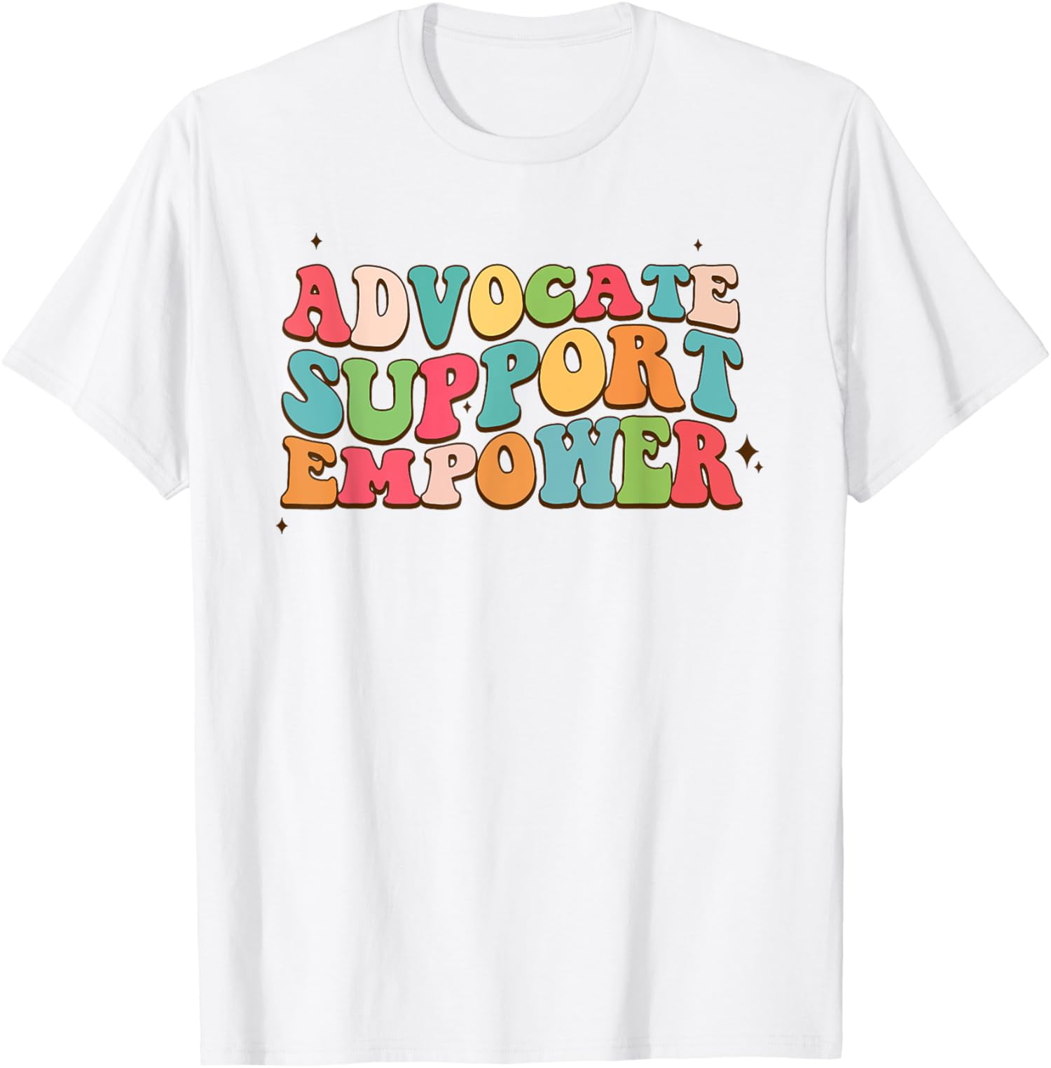 Advocate Support Empower School Social Worker Social Work T-Shirt ...