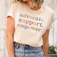 Advocate Support Empower Shirt Retro Social Worker TShirt Empowerment ...