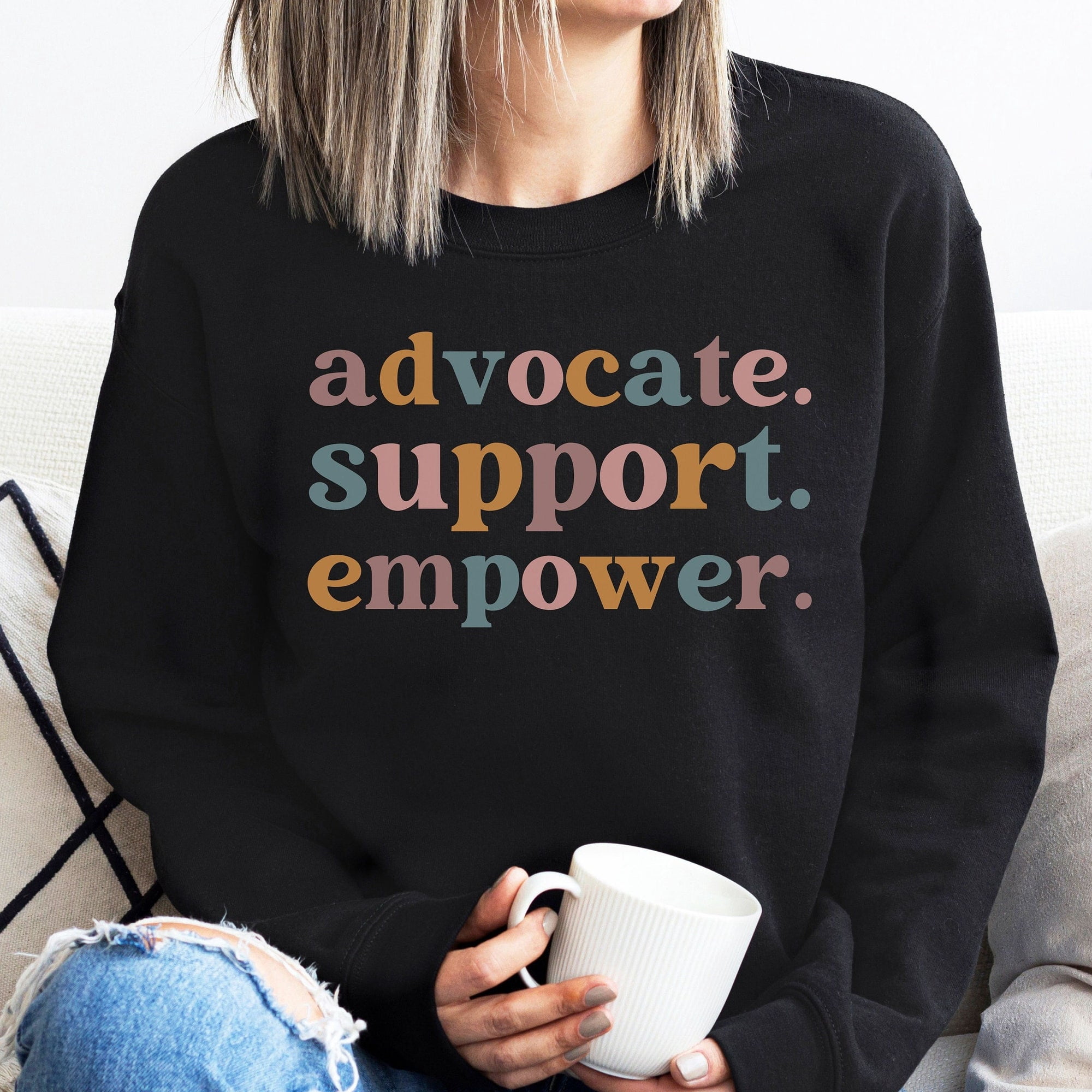 Advocate Support Empower TShirt Social Worker TShirt Empowerment ...