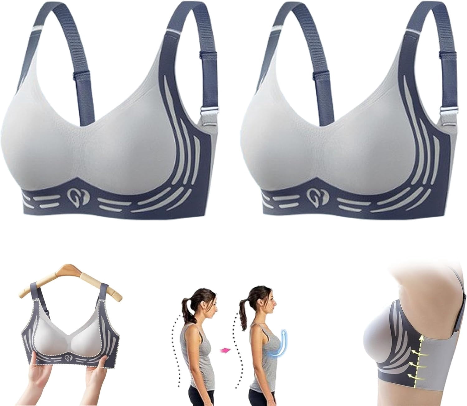 Advocatey Bra, Super Gather Bra Wireless Push-Up Bra, Advocate Bra ...