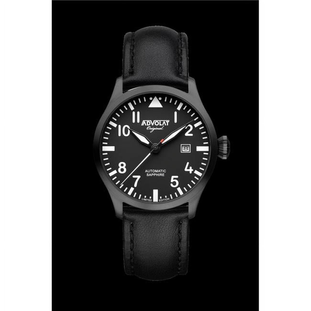 Advolat 86018-2AB-L2 Flieger Auto Mil-Spec White Dial Watch - Walmart.com