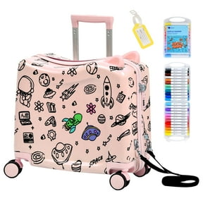 Bluey Kids Luggage and Backpack Set - 18" Luggage Suitcase With Wheels ...