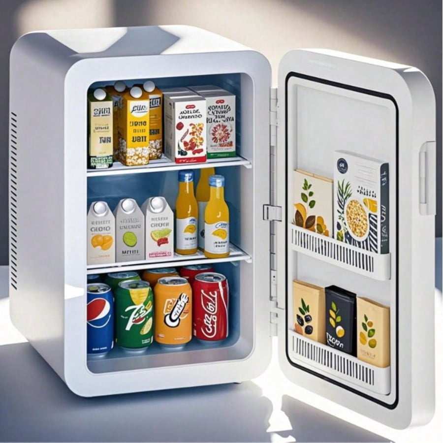 Advwin 22L Mini Fridge For Bedroom, 12v DC Portable Cooler & Warmer ...