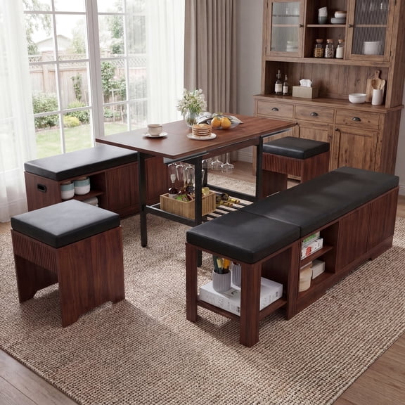 Contemporary Corner Dining Set