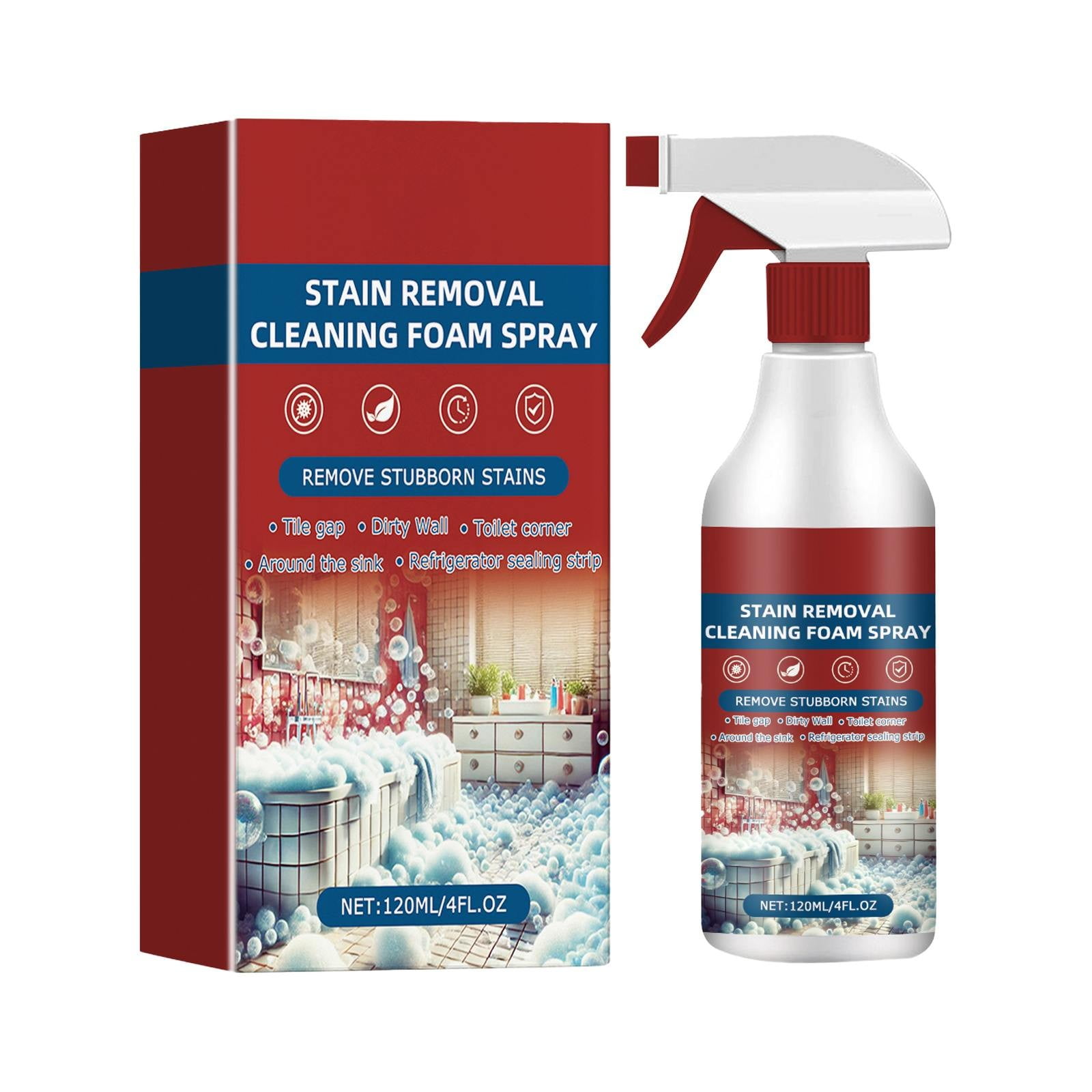 Adzgya Bathroom Foam Cleaner Bathroom Bathroom Decontamination ...
