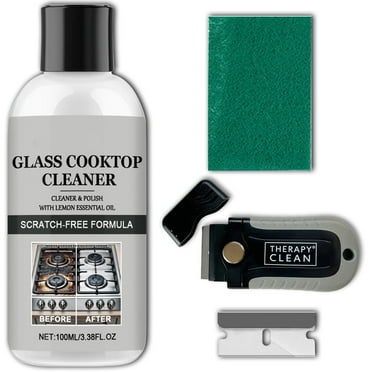 Weiman Cooktop Cleaner Kit - Ceramic, Glass Stovetop & Induction Cream ...