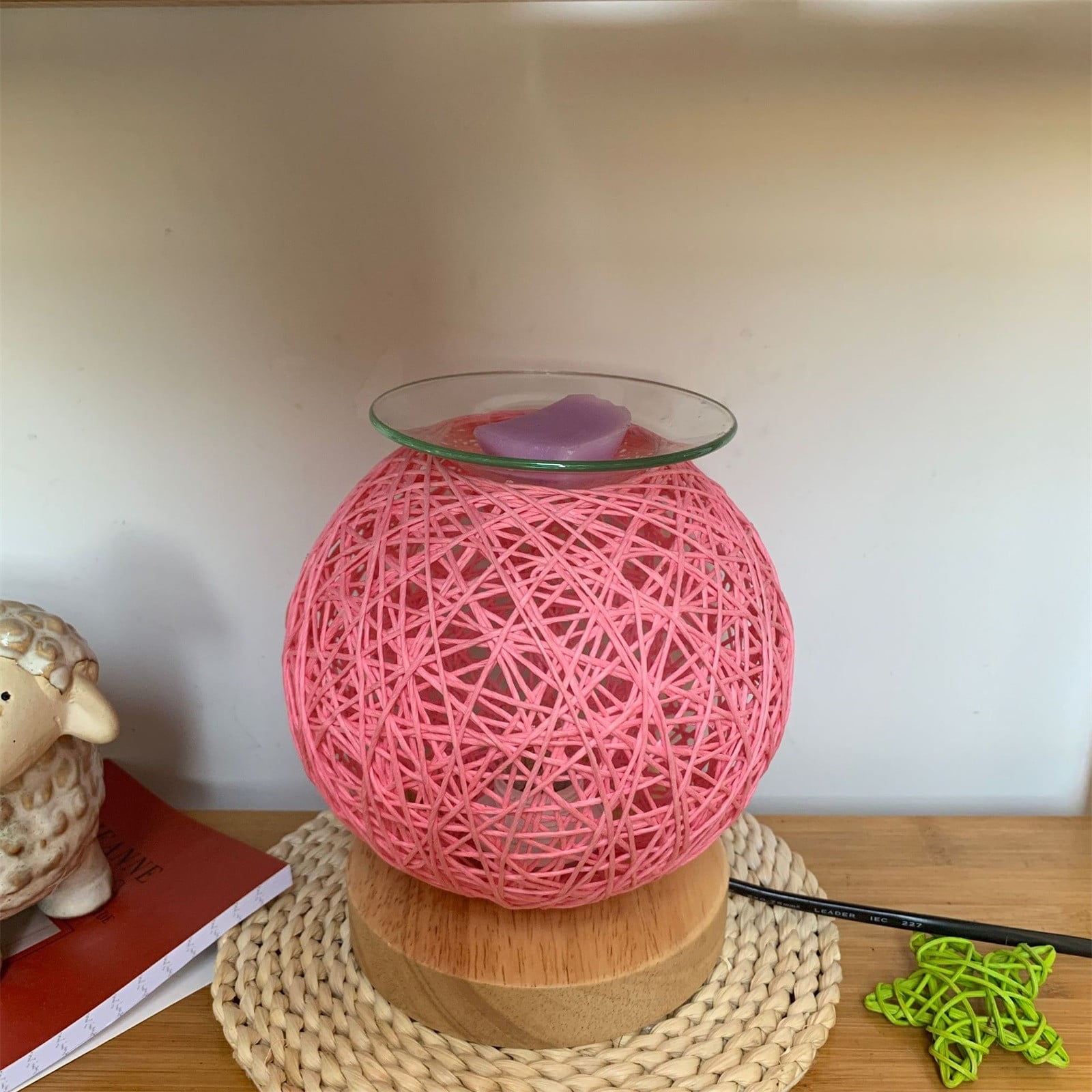 Adzgya Night Lights 1Pc Rattan Fragrance Lamp Plug In Candle Warmer ...