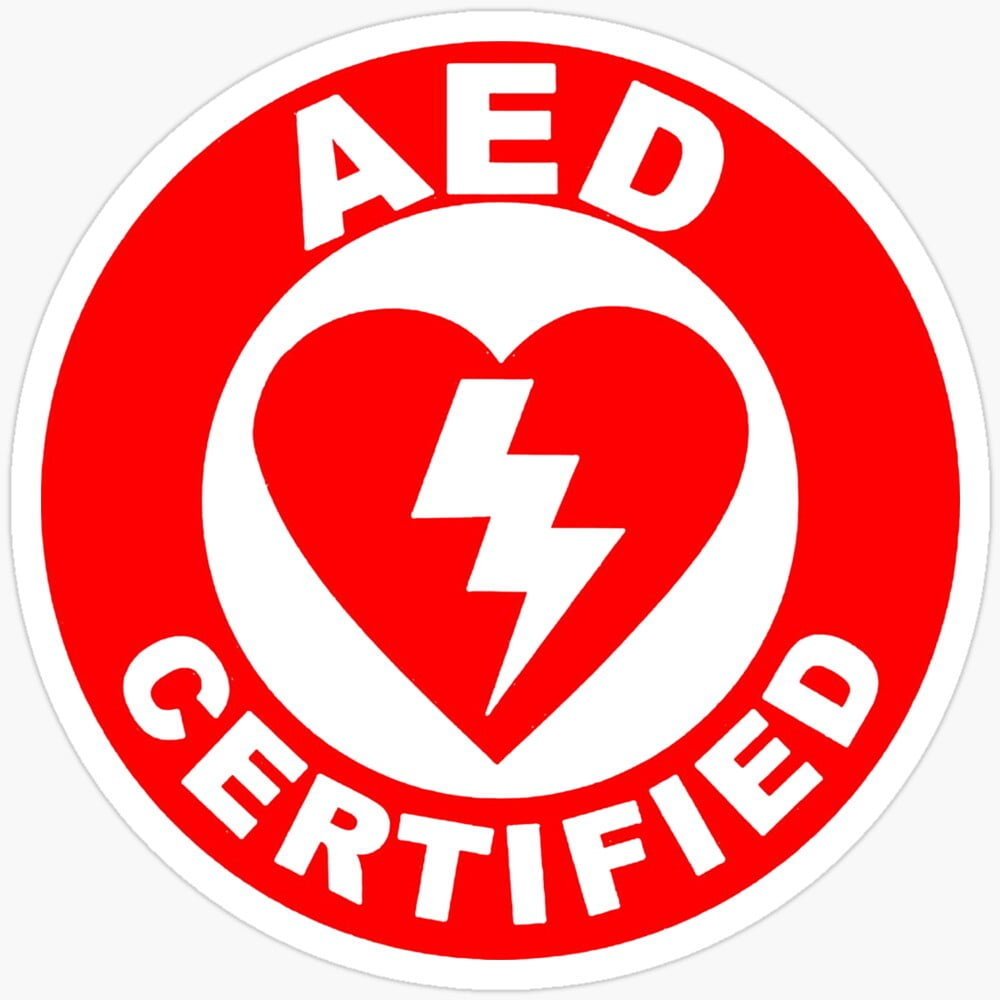 Aed Certified Sticker Phone Decal Water Bottle Stickers Car Decals ...