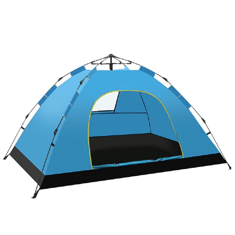 Instant Cabin Tent, 4 Person Camping Tent with 2 Ground Vents, Portable ...
