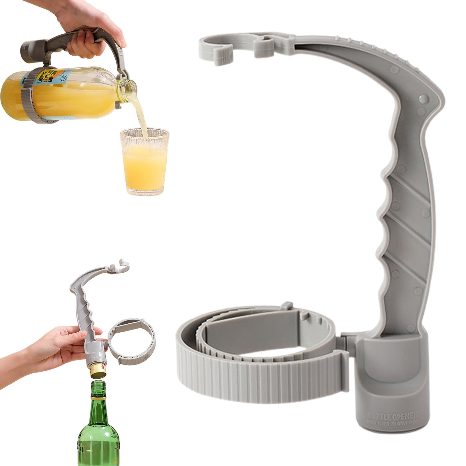 Aedtie Beverage Bottle Pour Handle Accurately Pour Flow Rate in to ...