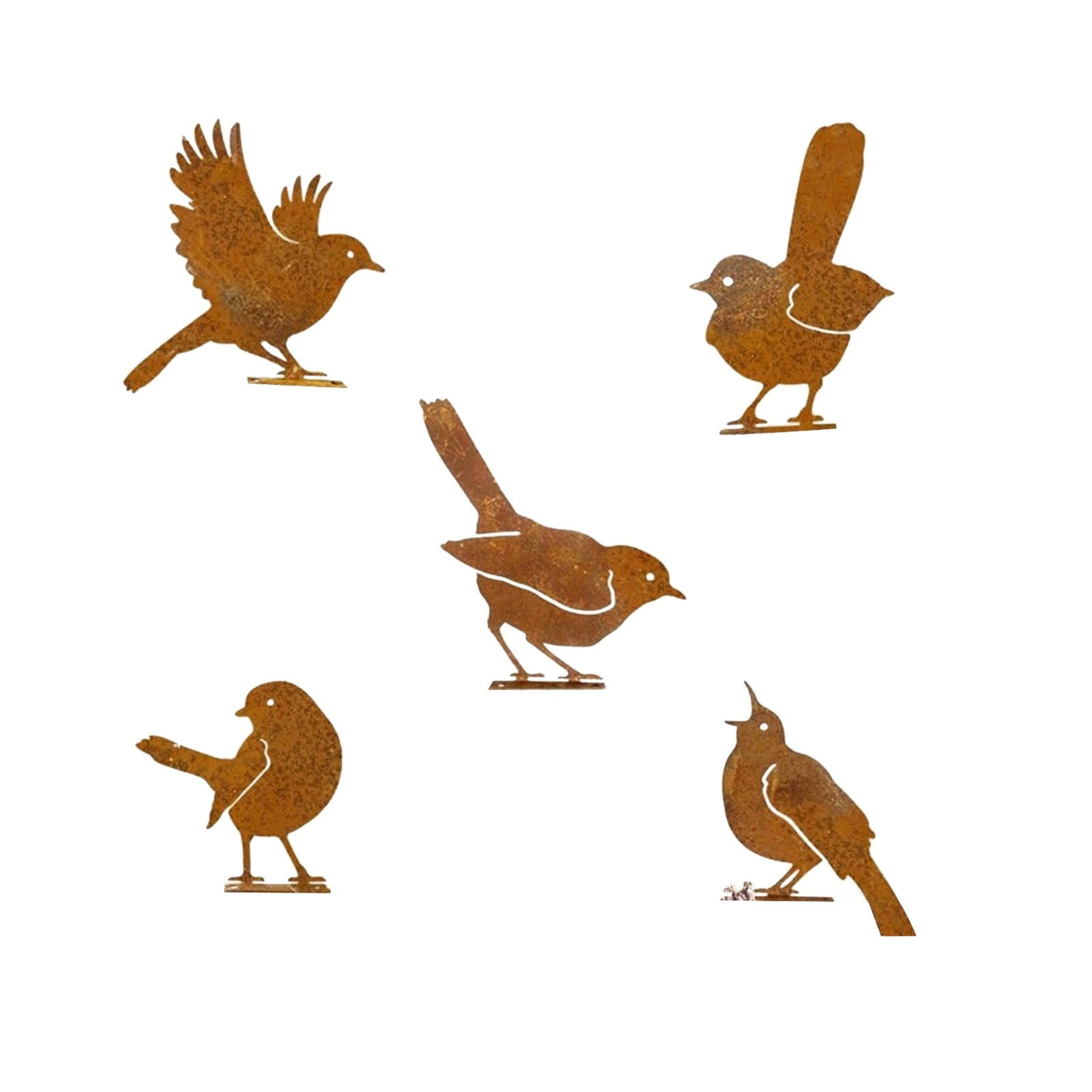 Aedtie Clearance Desk Accessories 5Pcs Metal Birds Decoration Yard ...