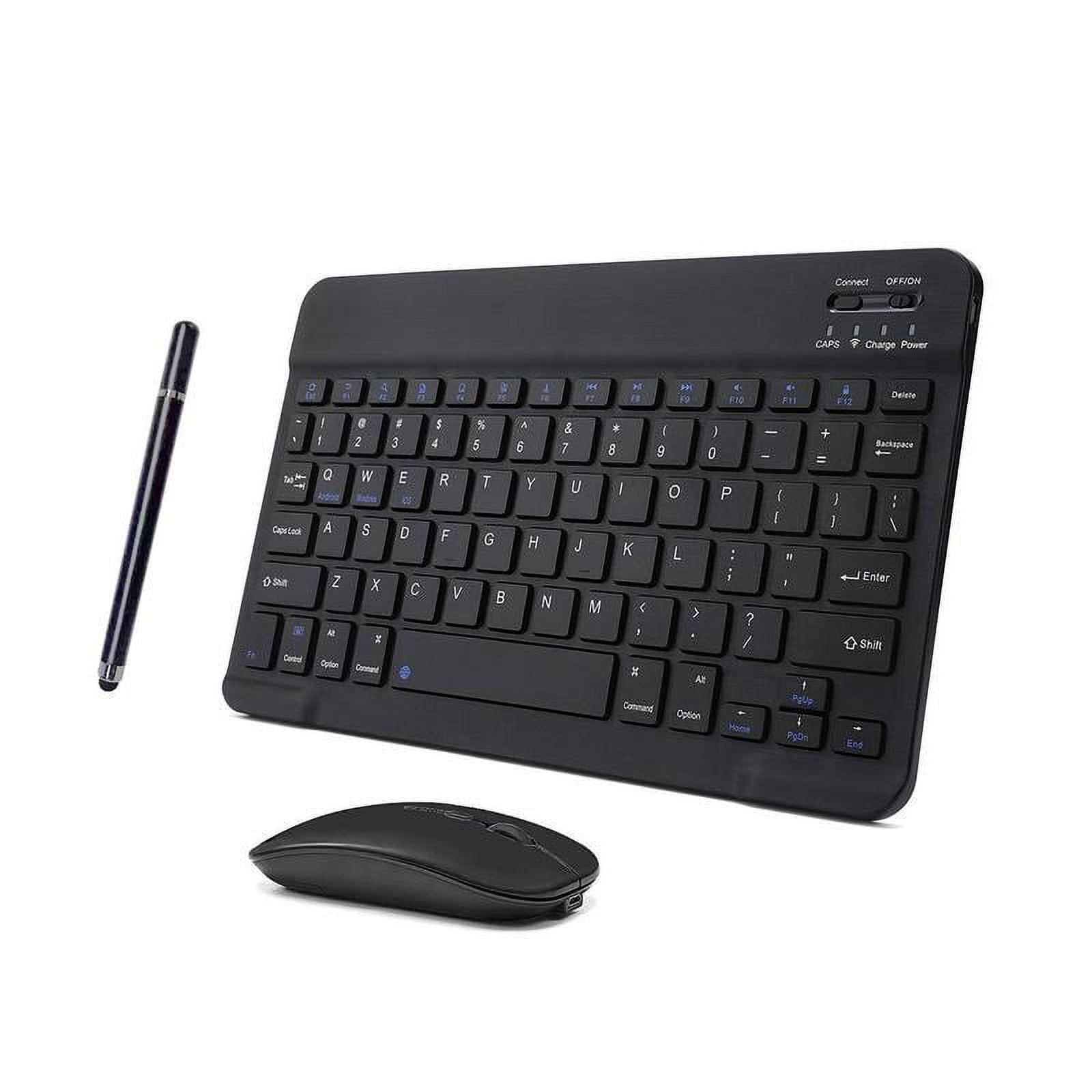 Aeezo Bluetooth Keyboard，Mouse and Stylus Combo Rechargeable Portable ...