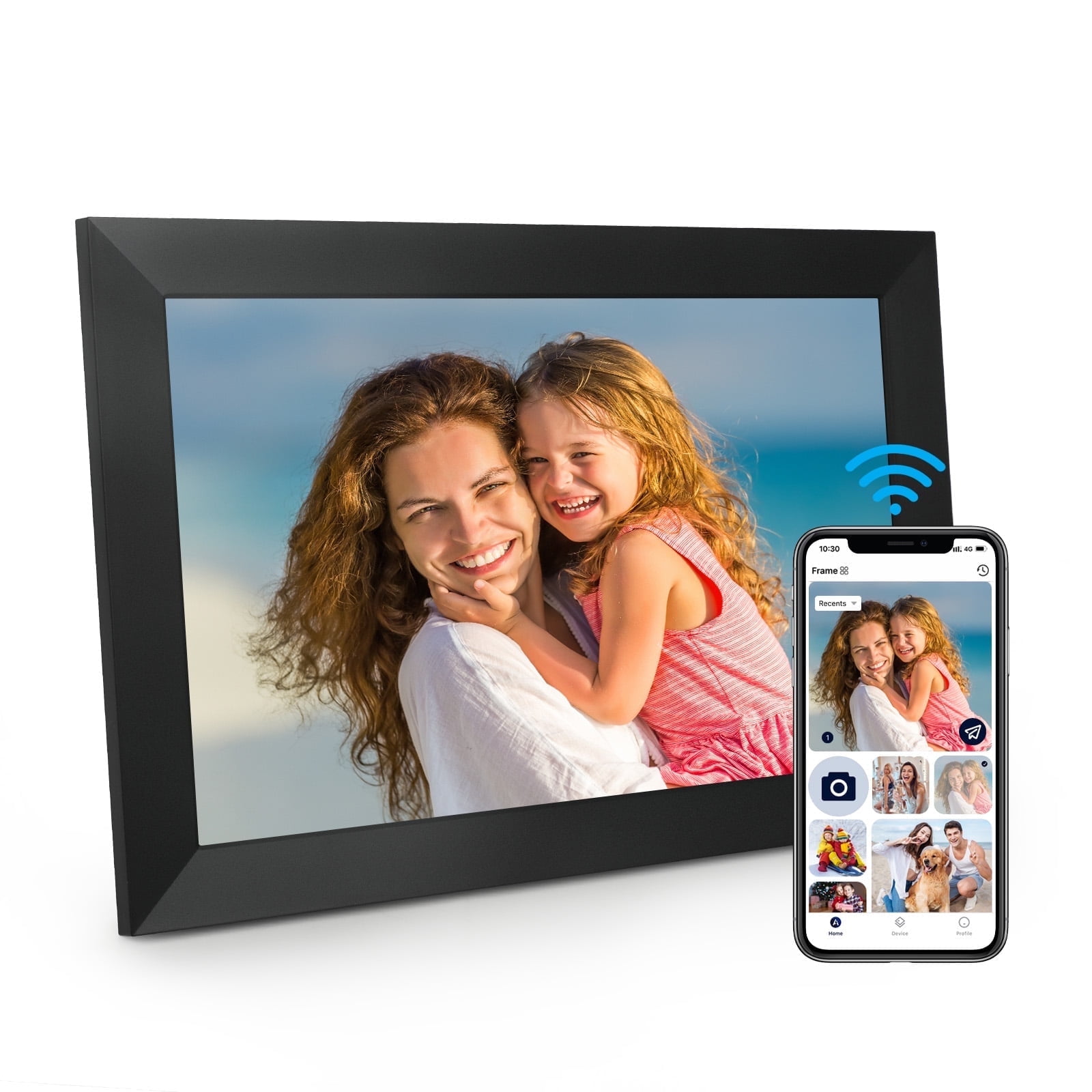Free Shipping! AEEZO Wifi Digital Picture Frame 10.1 inch IPS Touch ...