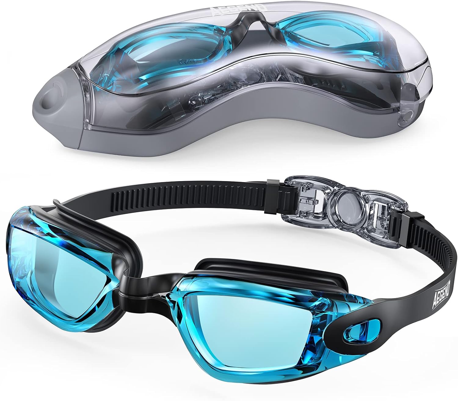 Aegend Swim Goggles, Swimming Goggles No Leaking Full Protection Adult ...