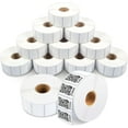 Aegis Labels, 1.2 x 0.85 Inch Direct Thermal Labels, 12 Rolls, 1500 ...