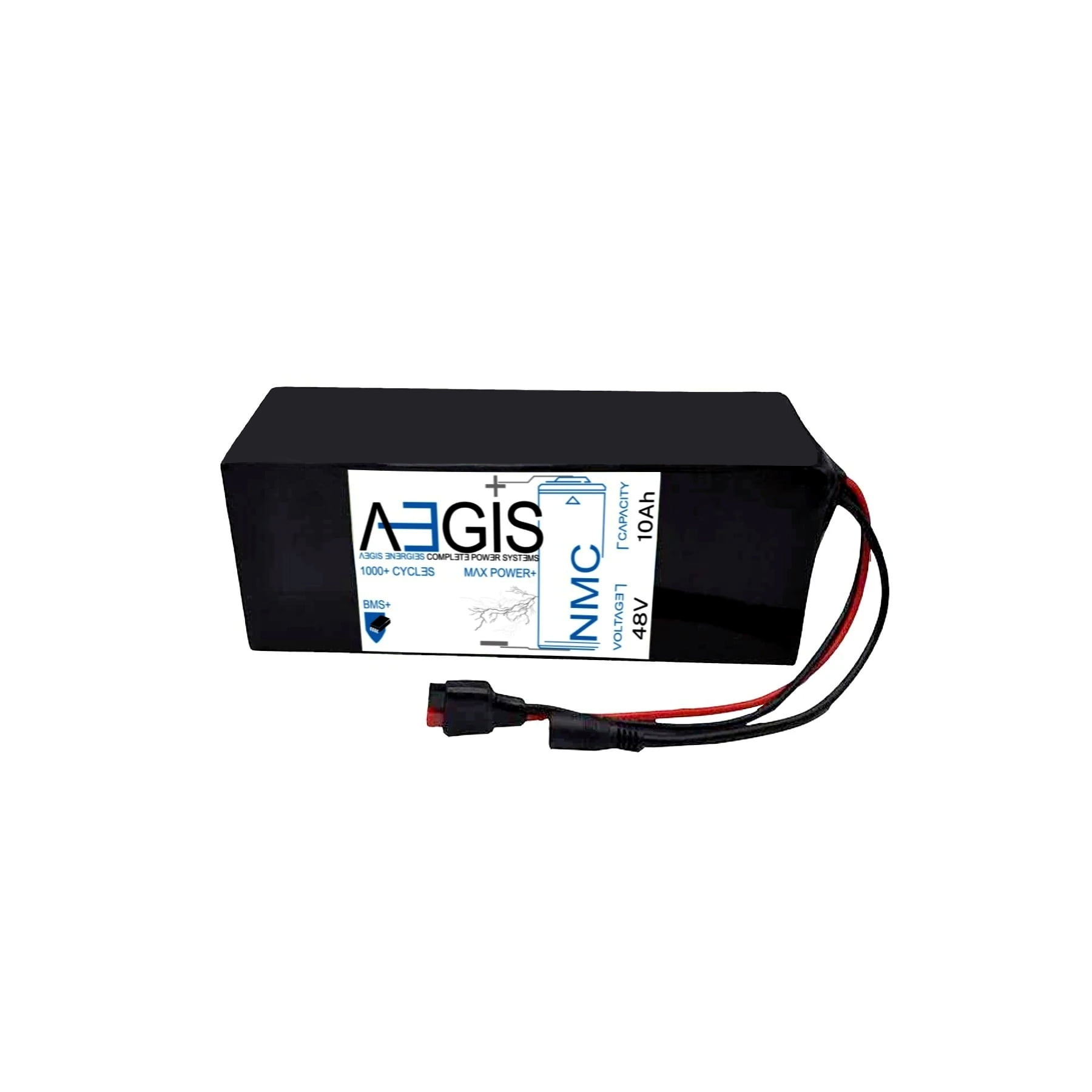 Aegis Battery 48V 10Ah Lithium Battery - NMC Deep Cycle Lithium-ion ...