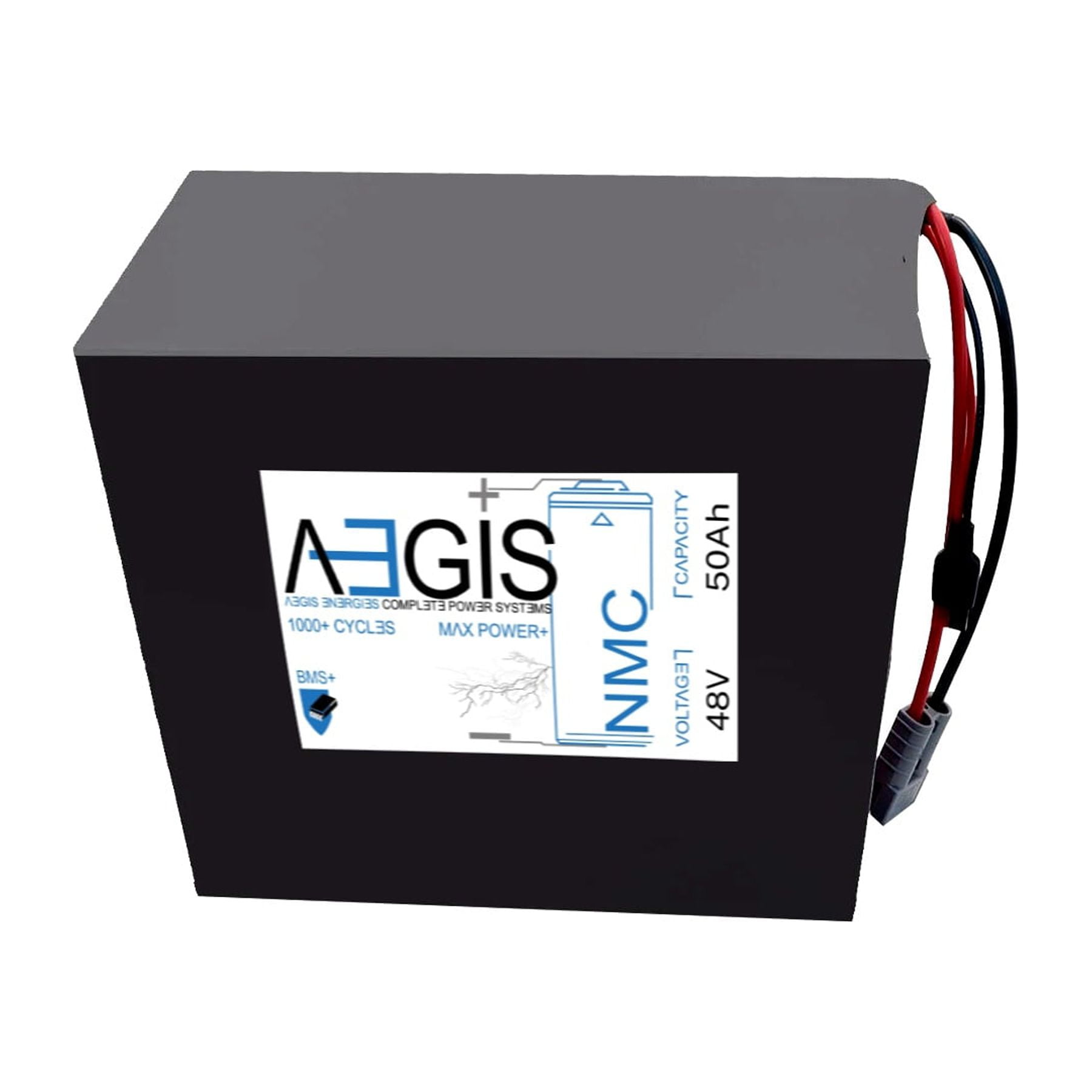 Aegis Battery 48V 50Ah Lithium Battery - NMC Deep Cycle Lithium-ion ...