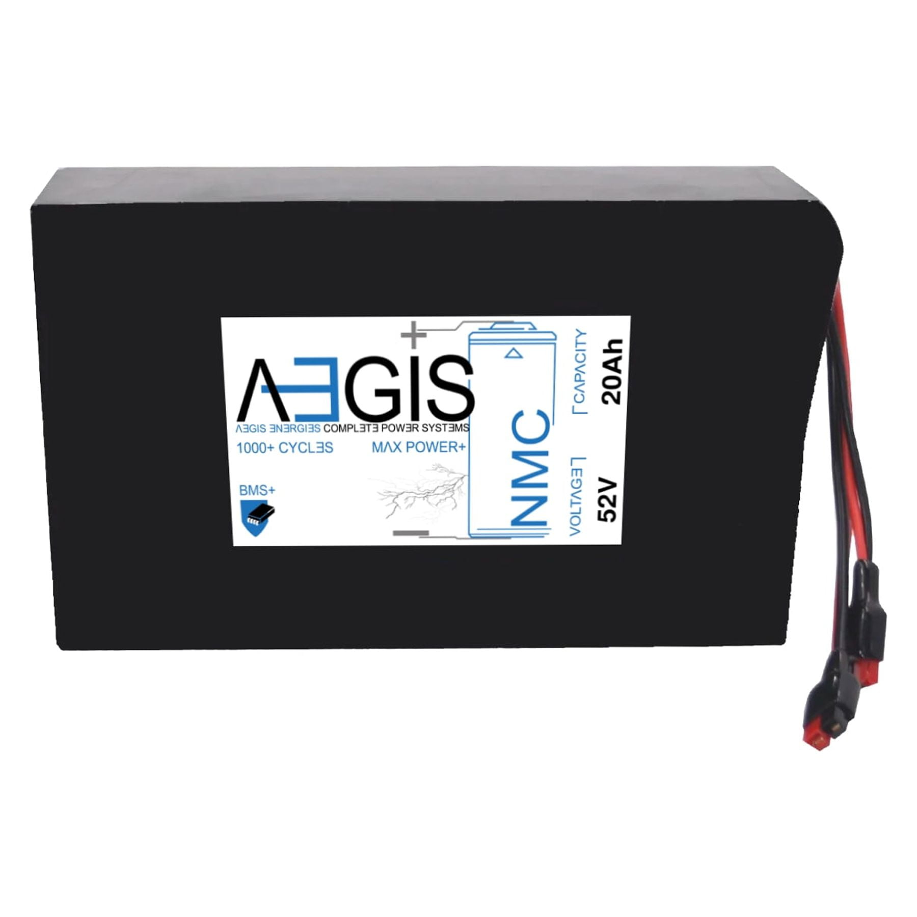 Aegis Battery 52V 20Ah Lithium Battery - NMC Deep Cycle Lithium-ion ...
