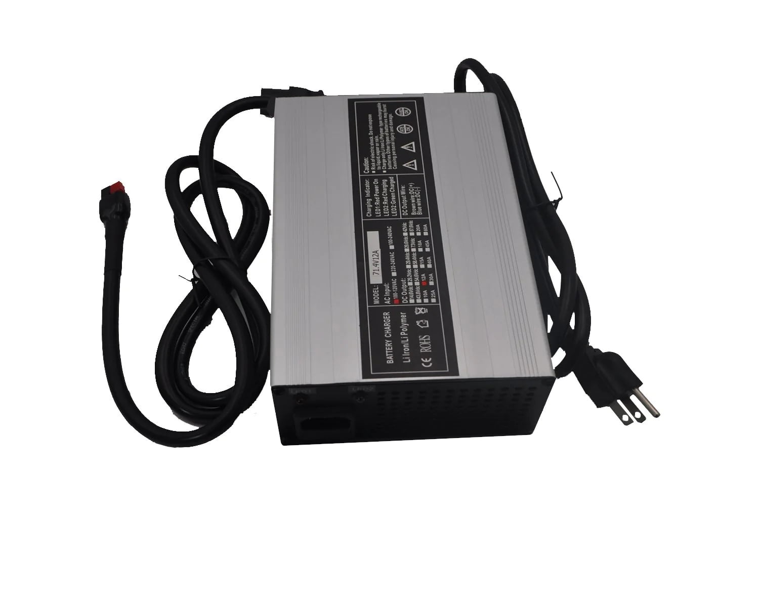 Aegis Battery 60V 10A Lithium Battery Charger, NMC Chemistry, PP45 ...