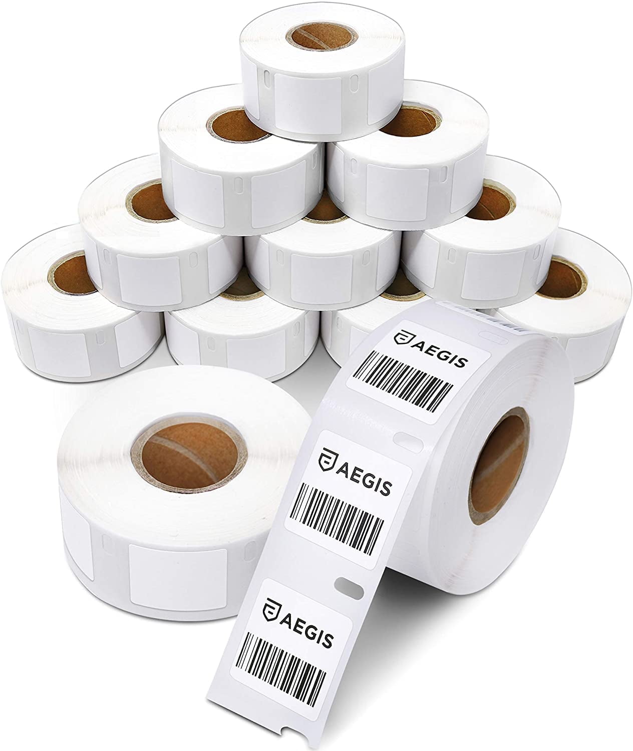 Aegis Adhesives - Compatible 1” Direct Thermal Labels Replacement for ...